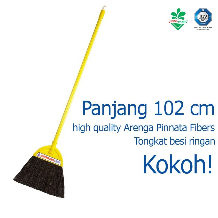 Cleanmatic Broom Fiber Broom Floor Sweep 990245 Mount Sewu Floor Sweep ...