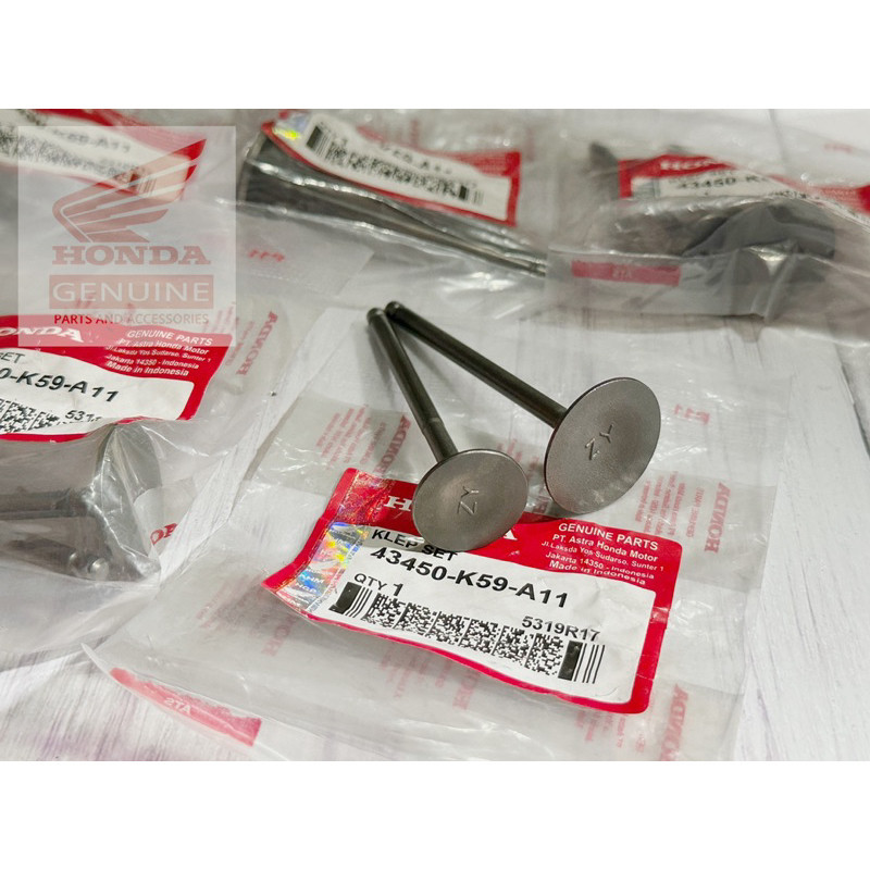 (EMJ) Genuine Honda Valve Set IN & EX (43450-K59-A11) - Honda Click150 ...