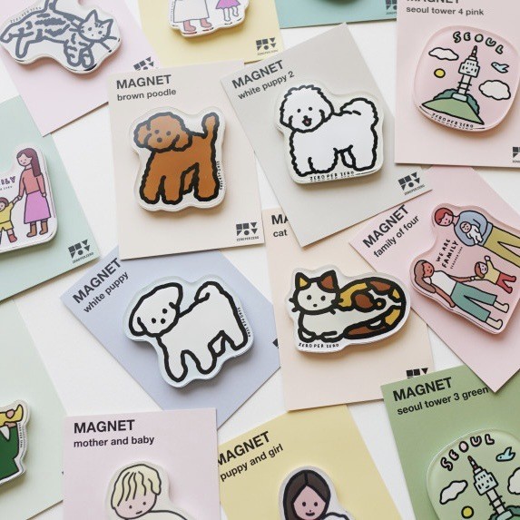 Refrigerator Magnets Home Decor Magnets Cute Creative Acrylic Sticky ...