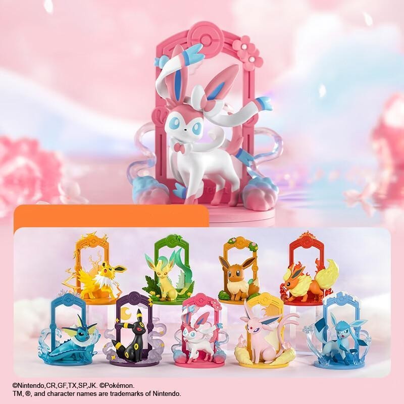 Genuine Pokemon Toys 9 Styles Eevee Sylveon Umbreon Vaporeon Glaceon ...