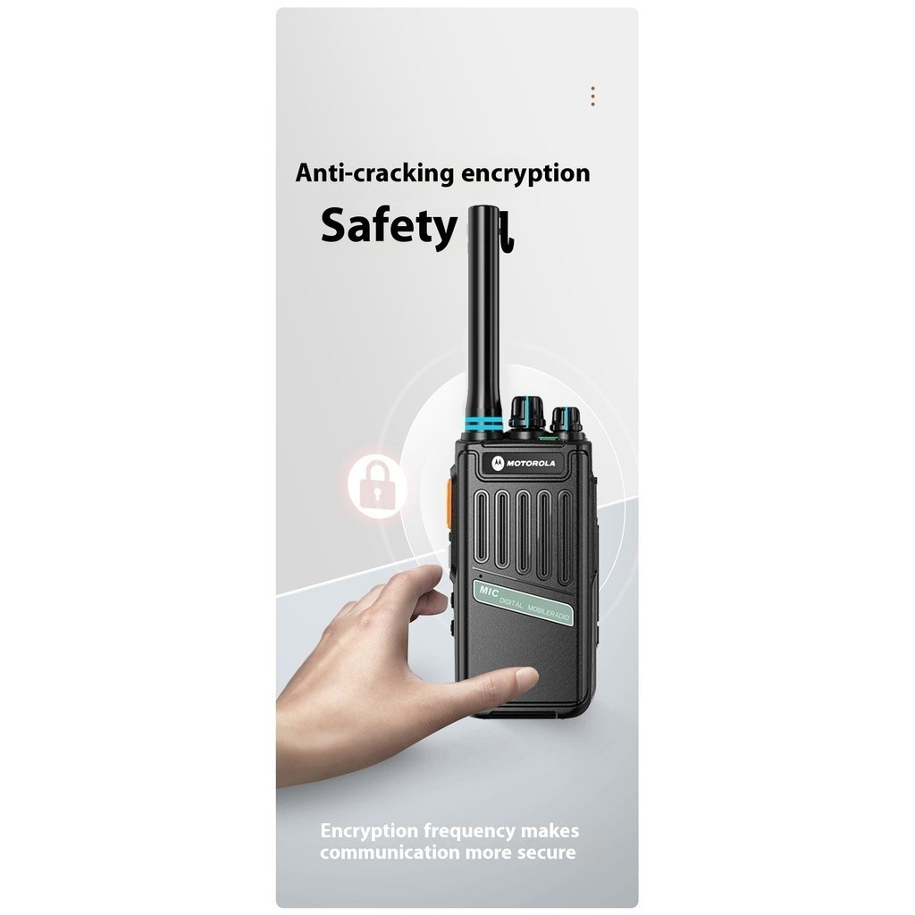MOTOROLA A7 Walkie Talkie buy1take6 Portable Two-Way Radio UHF ...