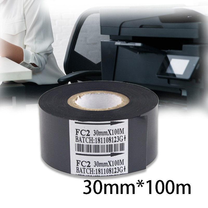 30mm X 100m Hot Foil Ribbon For Coding Machine Dy6 / Dy8 / Hp241b ...