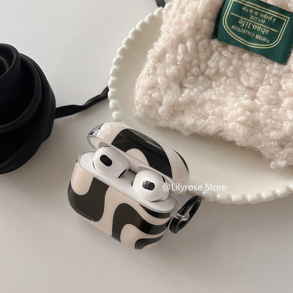 New Design AirPods 3 Case for AirPods 1 2 Pro Protector Chic Black and ...