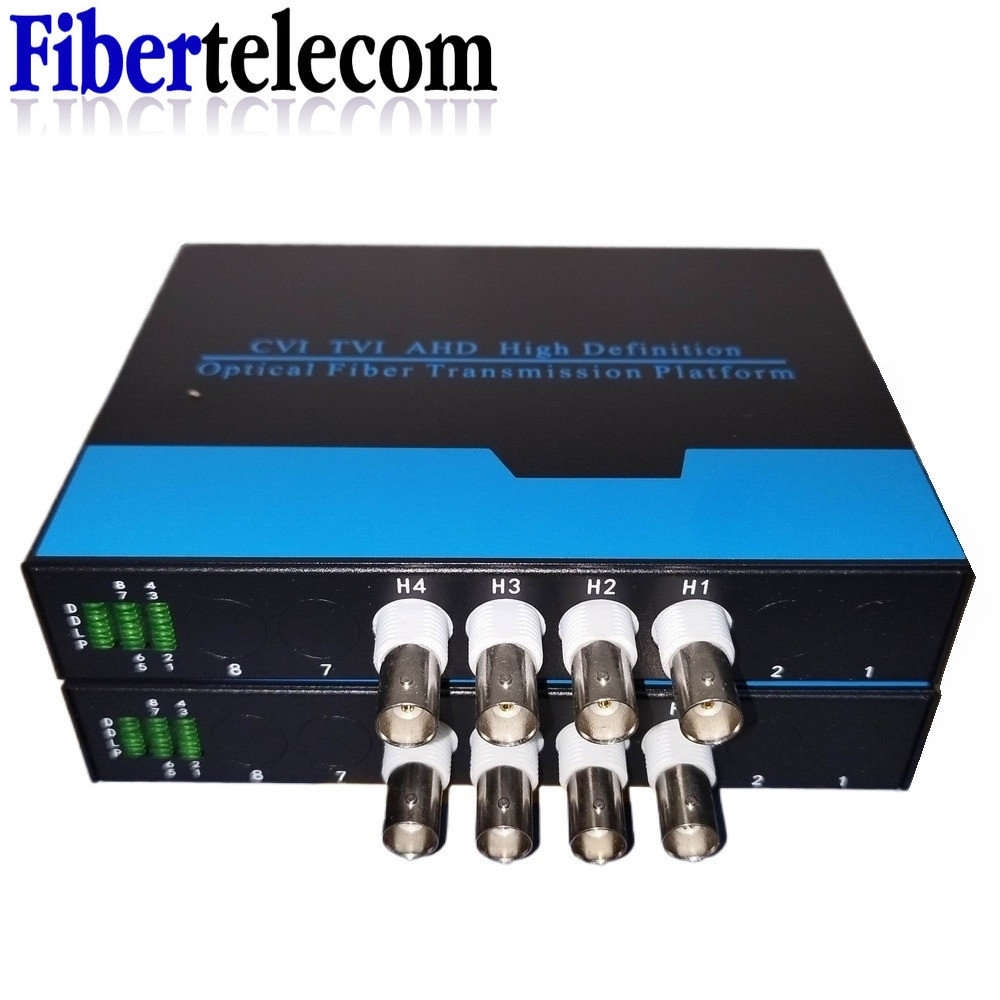 4V HD 1080P CVI Video Optical Transceiver FC/SC Interface With Low Loss ...