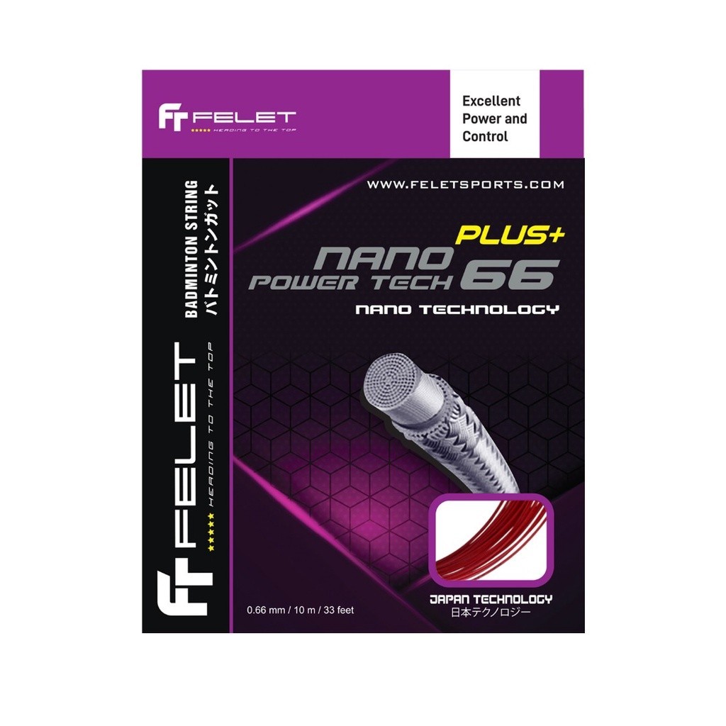 Fleet Felet Nano power Tech 66 Plus + Performance Badminton Racket ...