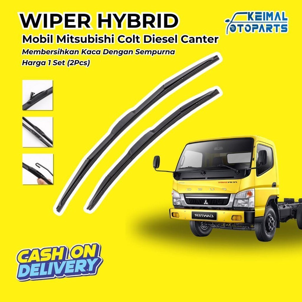 Mitsubishi Colt diesel Canter Blade Hybrid Car Wiper 1 Set Left and ...