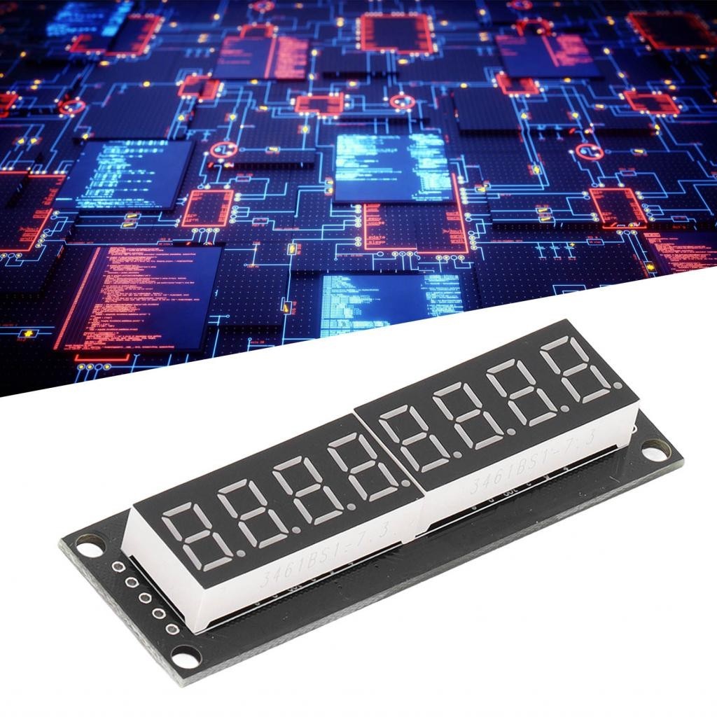 Honglai LED Digital Module 8 Digit 7 Segment Decimal 0.36in Red Light ...