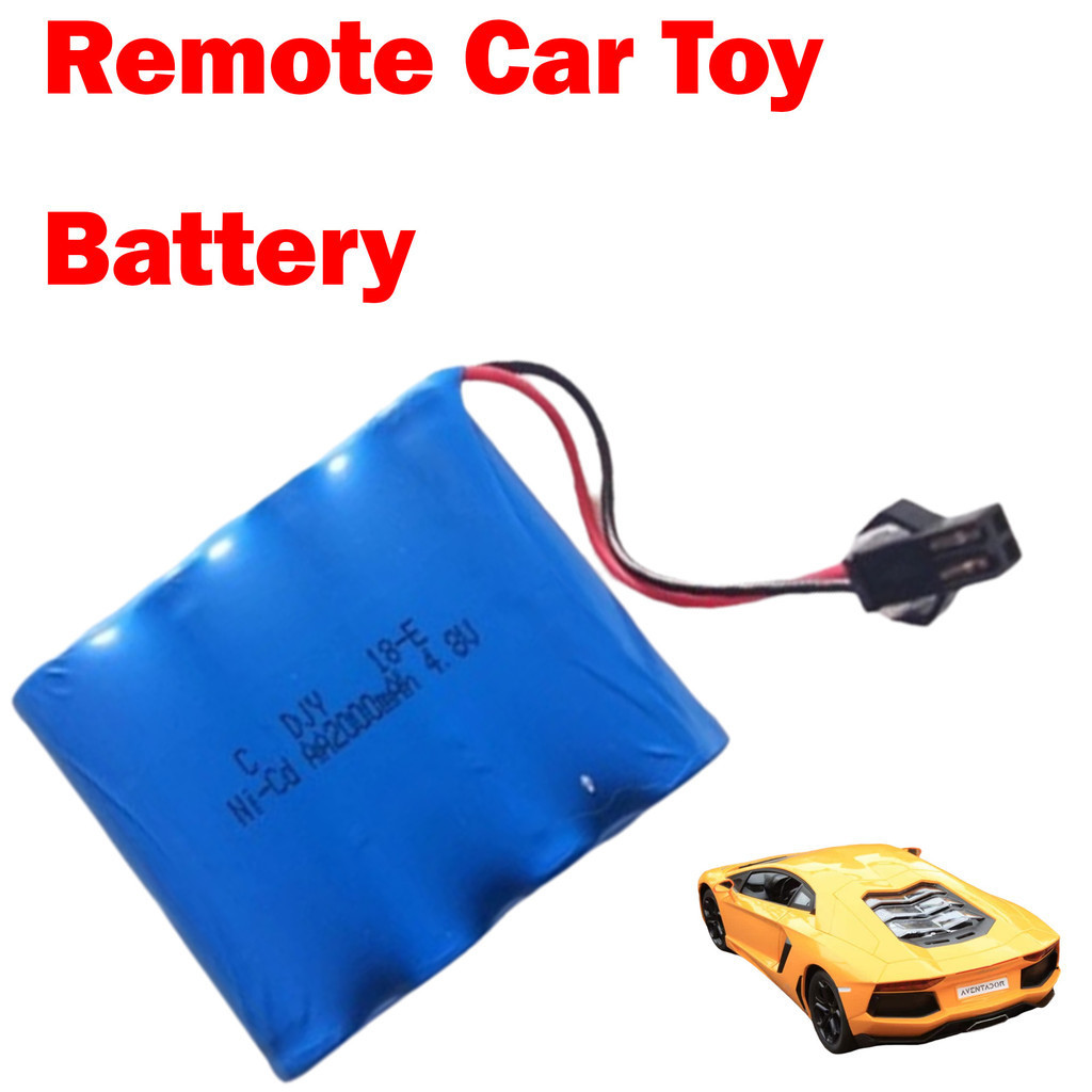 4.8V AA 2000mAh Ni-CD Rechargeable Battery Pack Remote Control Toys ...