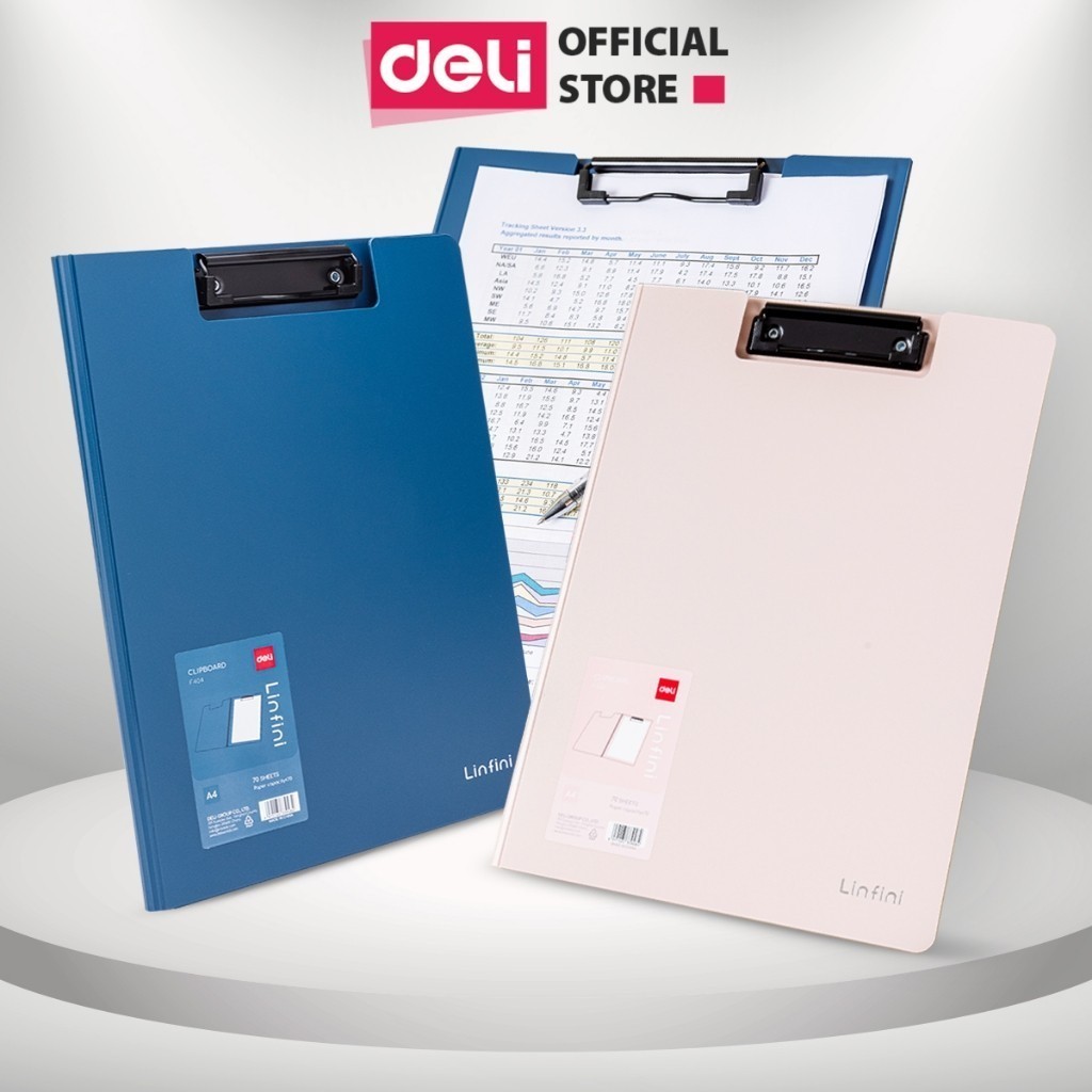 Double A4 Deli Plastic Signing Cover, Paper Plastic Clip Cover ...