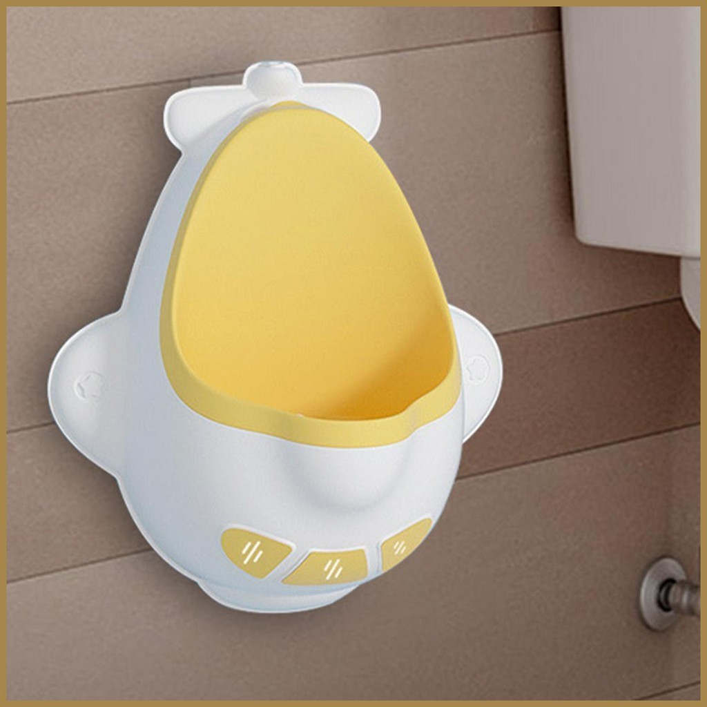 Boys Potty Training Toilet Wall Mount Kids Urinal Fun Airplane Shape ...