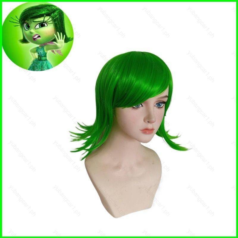 YB1 Inside Out 2 Disgust Cosplay Wig Artificial scalp Anime Hair Woman ...