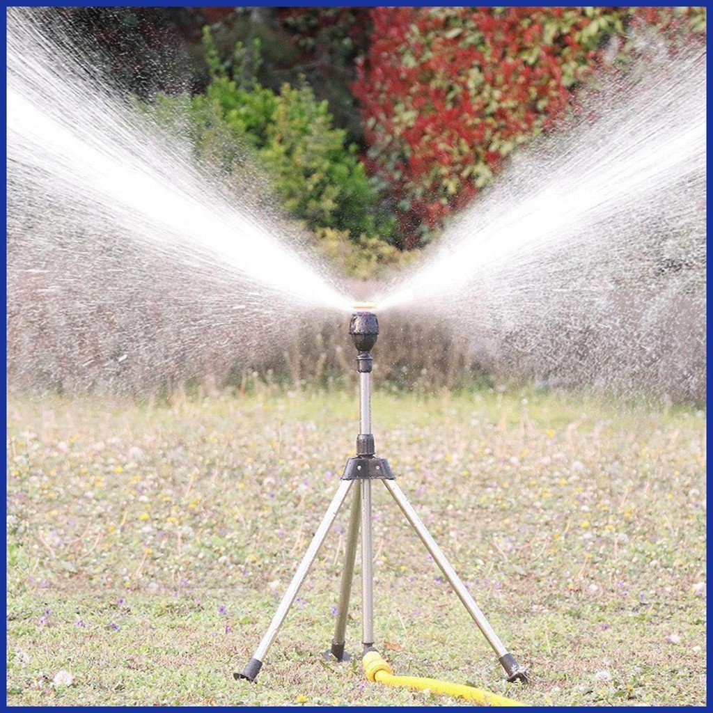Tripod Sprinkler Long Range Stand up Sprinklers Metal Tripod Base ...