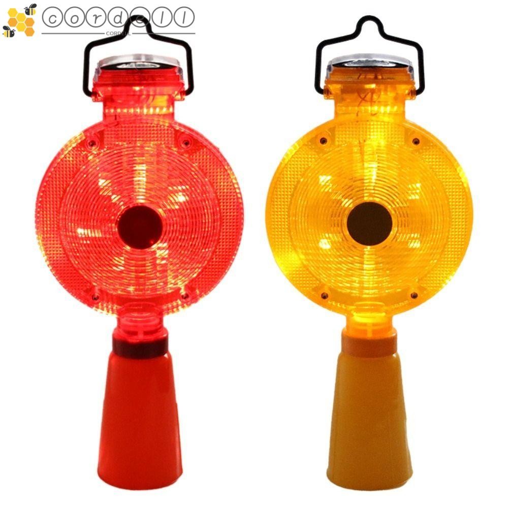 CORDELL Beacon Light, Solar Flashing Warning Light, Yellow Road Safety ...