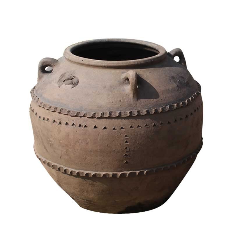 Weng Cylinder Pottery Clay Cylinder Decorative Personality Pottery ...