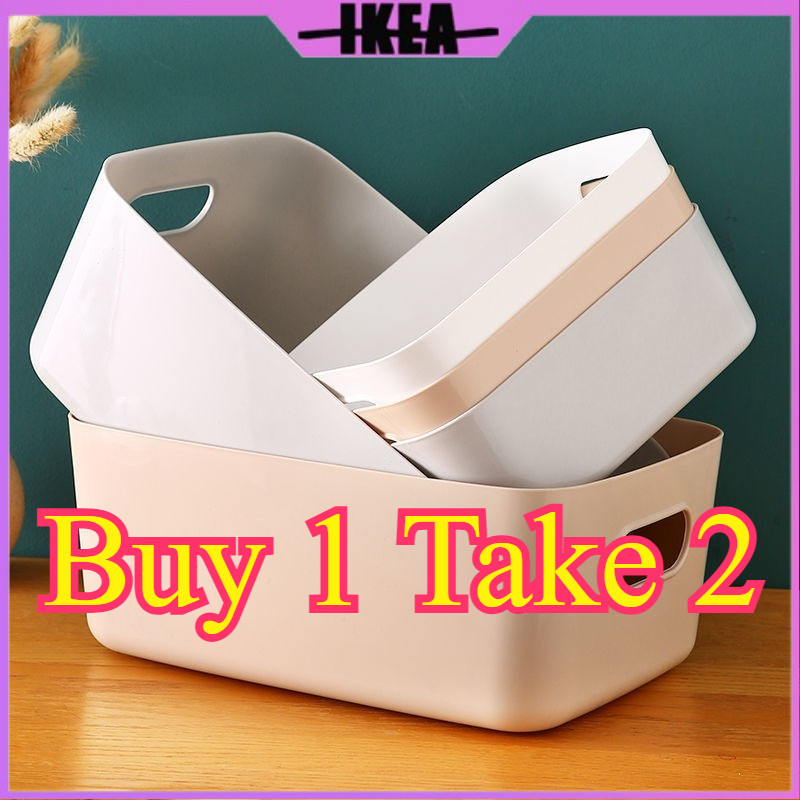 3Pcs Kitchen Storage Box Sundries Basket Make Up Jewelry Storage Case ...
