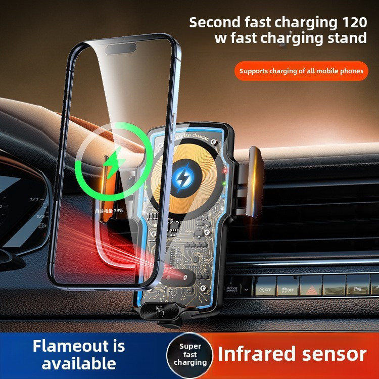 Bracket U8 Transparent Car Navigation Bracket 15W Transparent Wind ...