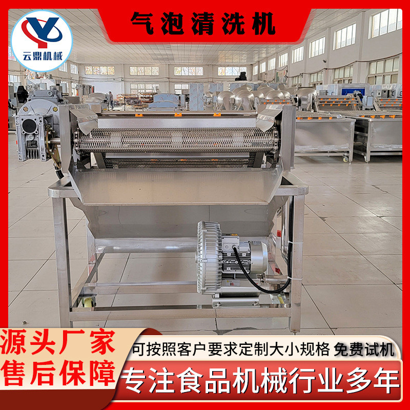Fully Automatic Bamboo Shoot Bubble Washing Machine Double-layer Leek ...