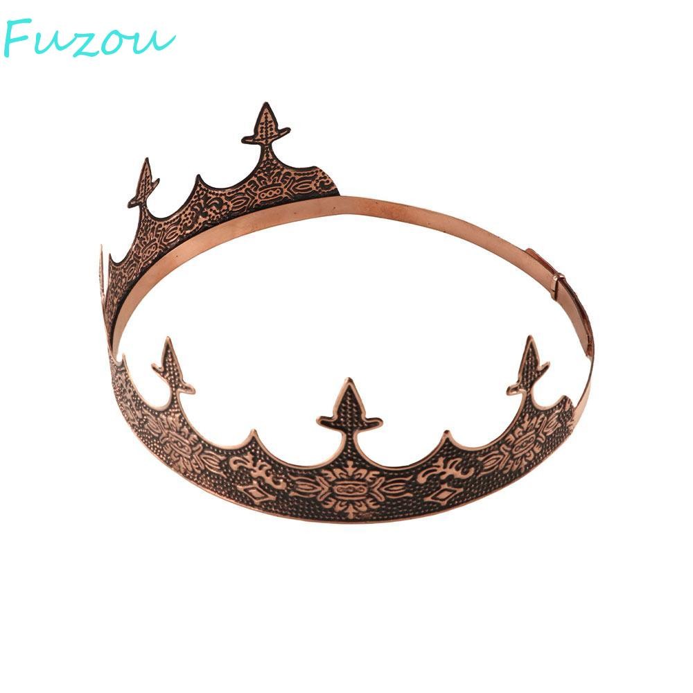 FUZOU King Crown, Bar Mitzvah Hair Hoop Prince Crowns, Temperament ...