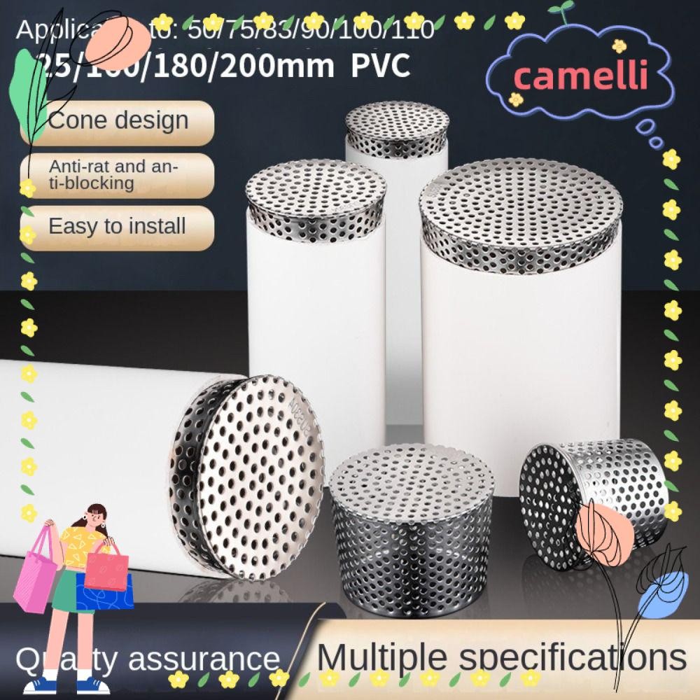 CAMELLI Rooftop Floor Drain Cover, Circular Shape Anti Rodent Outer ...