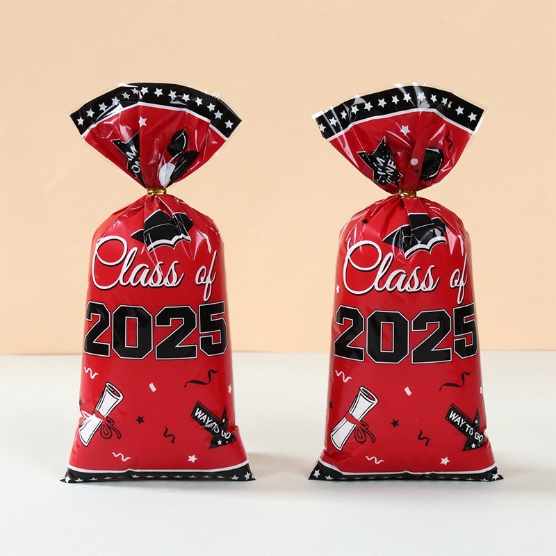 Class of 2025 Graduation Loot Bag Congrats Graduates Candy Bags Plastic ...