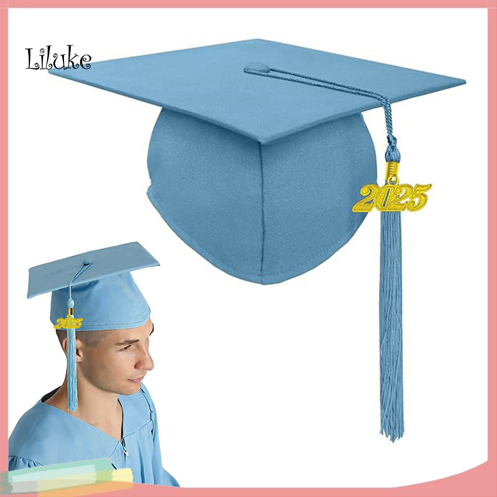 LK Stylish Graduation Hat Matte Polyester Graduation Hat 2025 ...