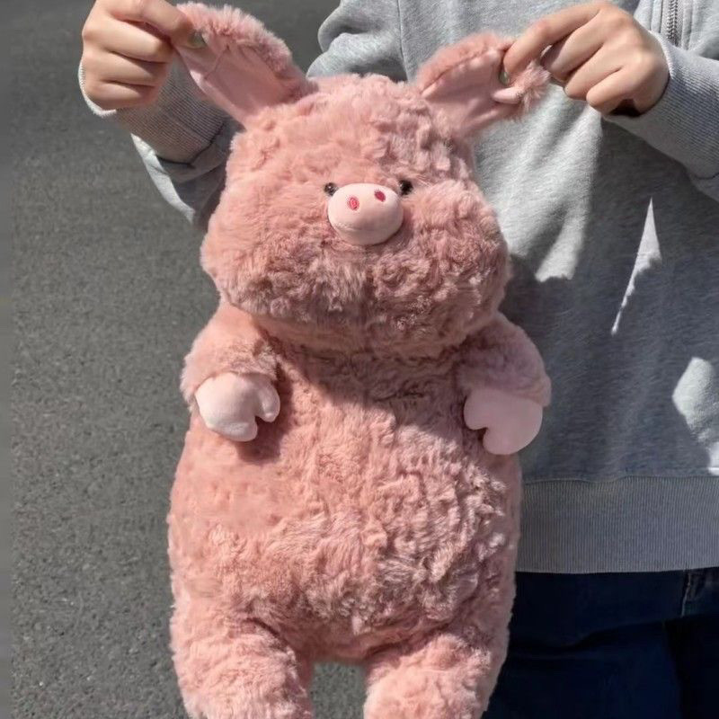 40cm Cute Pink Pig Plush Toy Sleeping Doll Soft Pillow Birthday Gift ...