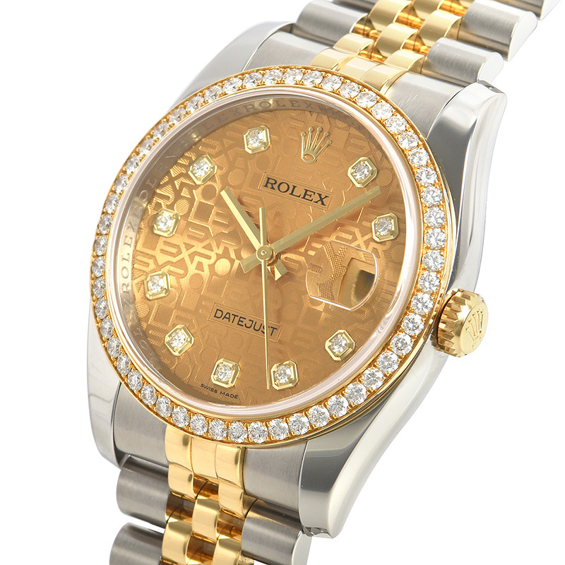 Rolex Log Series Diamond-studded Computer Surface 36mm Automatic ...