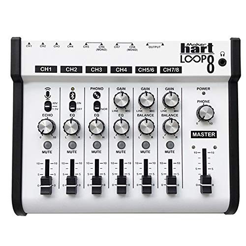 Maker hart Loop Mixer 8 Audio input compatible/stereo 8 input/2 output ...
