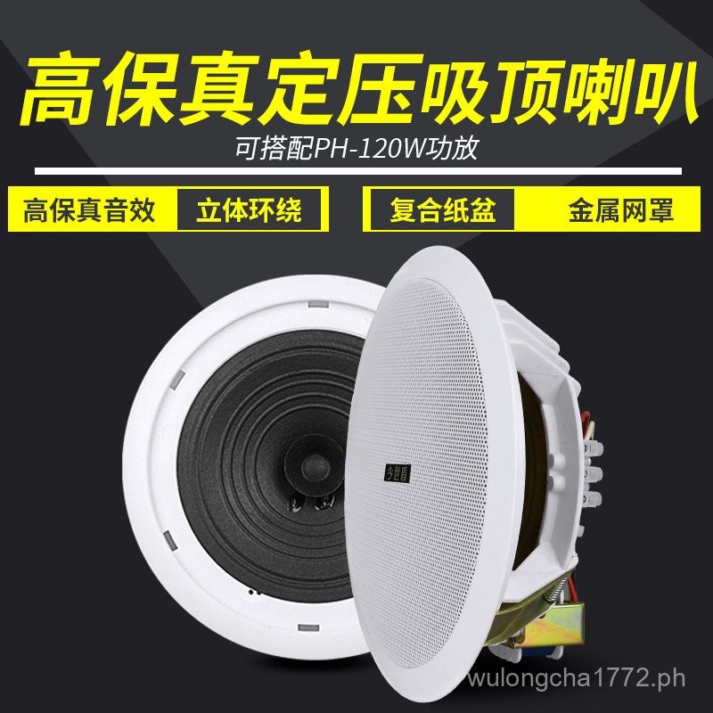 Fixed Pressure Ceiling Speaker Embedded Audio Ceiling Speaker Public ...