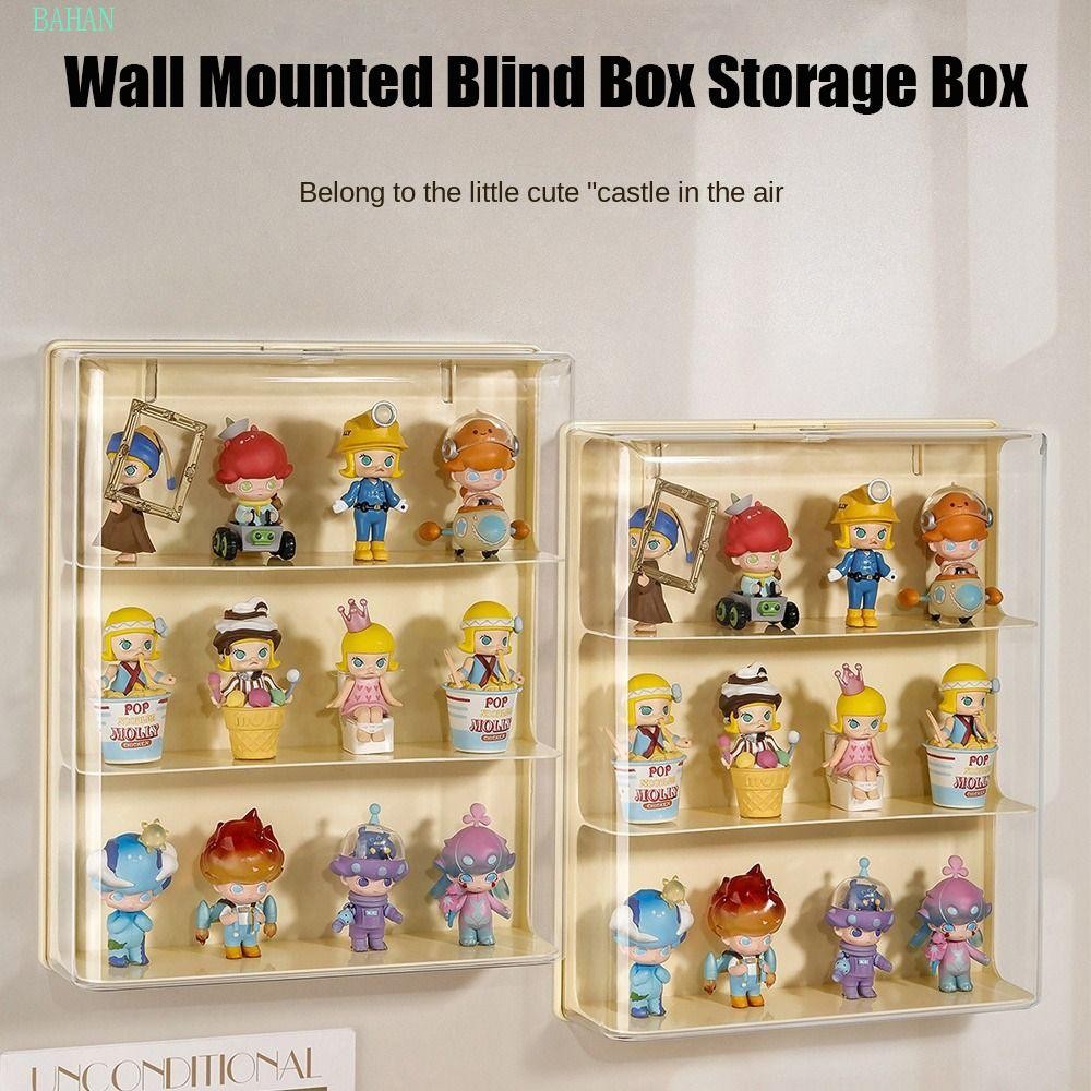 BAHAN Pop Mart Figure Box, Jewelry Display Cream Style Storage Box ...