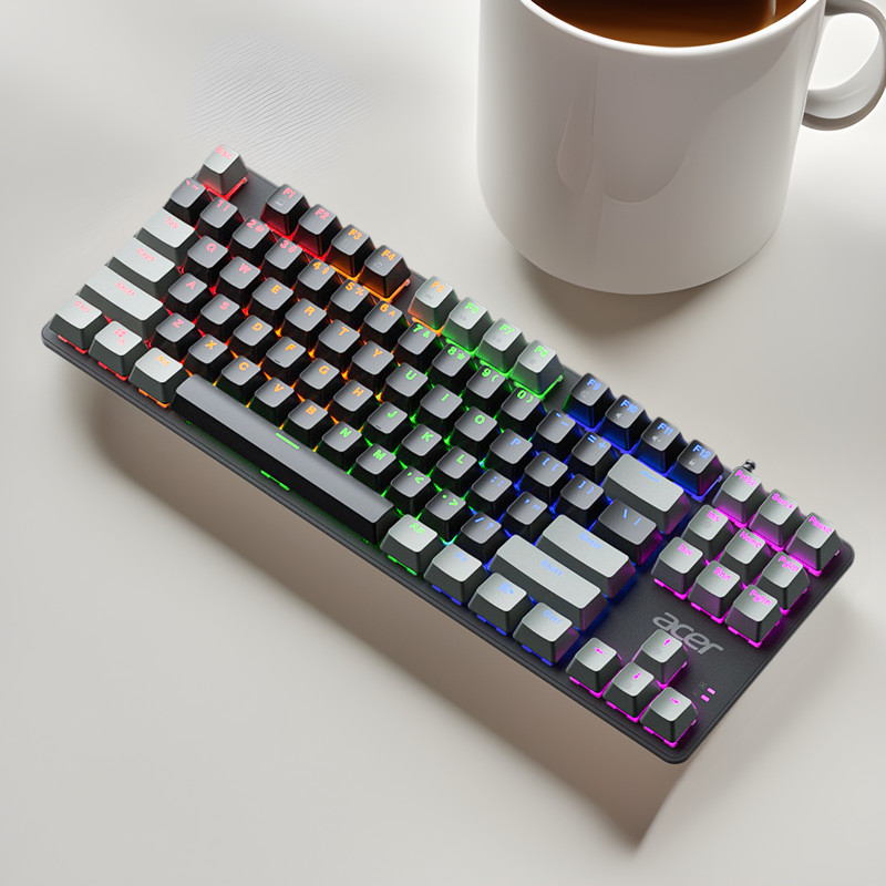 Acer/Acer True Mechanical Keyboard Wired Tea Red Switch Blue Switch ...
