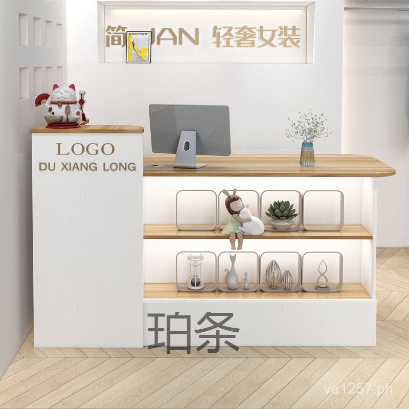 Cashier Counter Court Counter Clothing Store Shop Arc Front Desk Women ...