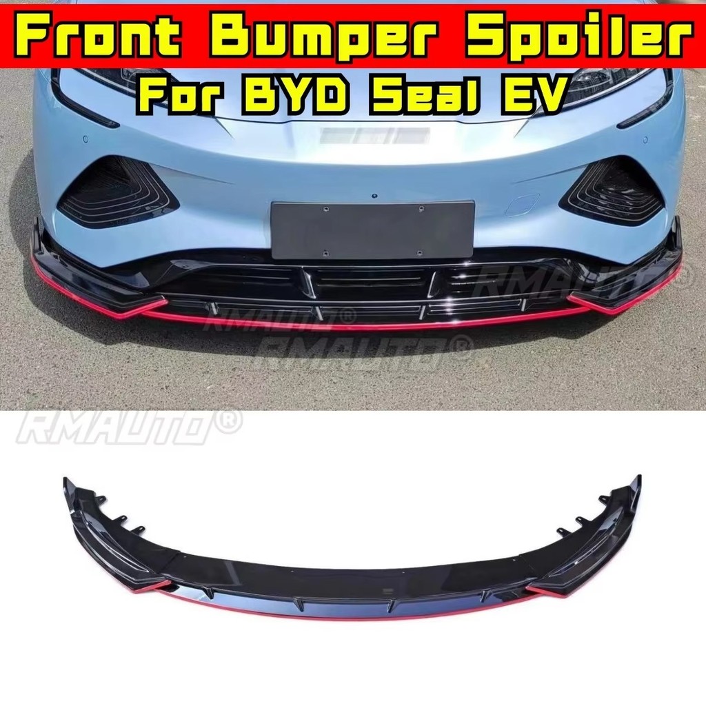 For BYD Seal EV Car Front Bumper Lip Splitter Diffuser Body Kit Gloss ...
