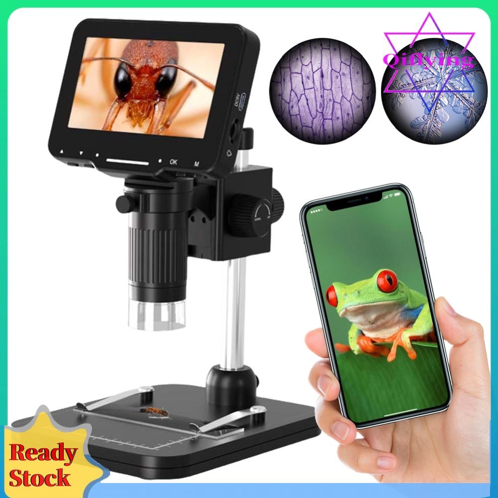 1000X Digital Microscope 4.3inch Screen 1080P Soldering Coin Microscope ...