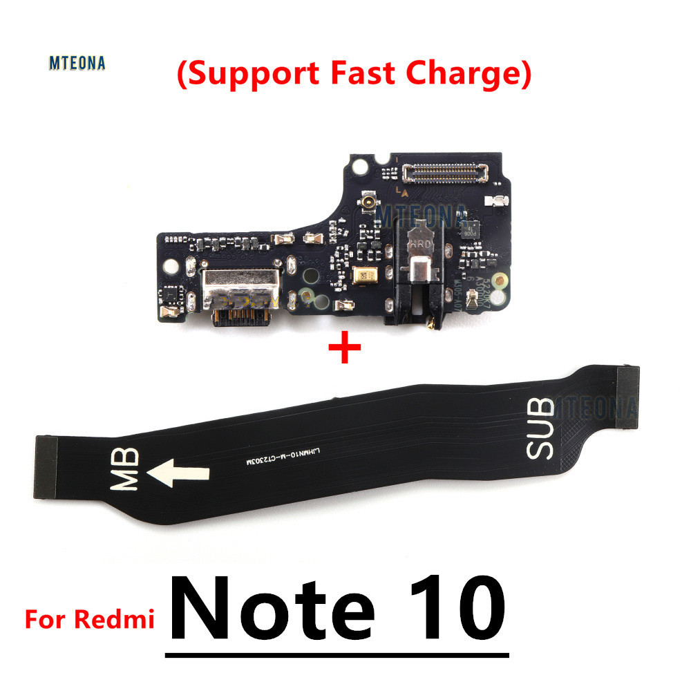 For Redmi Note 10 USB Dock Charger Port Charging Flex Cable Microphone ...