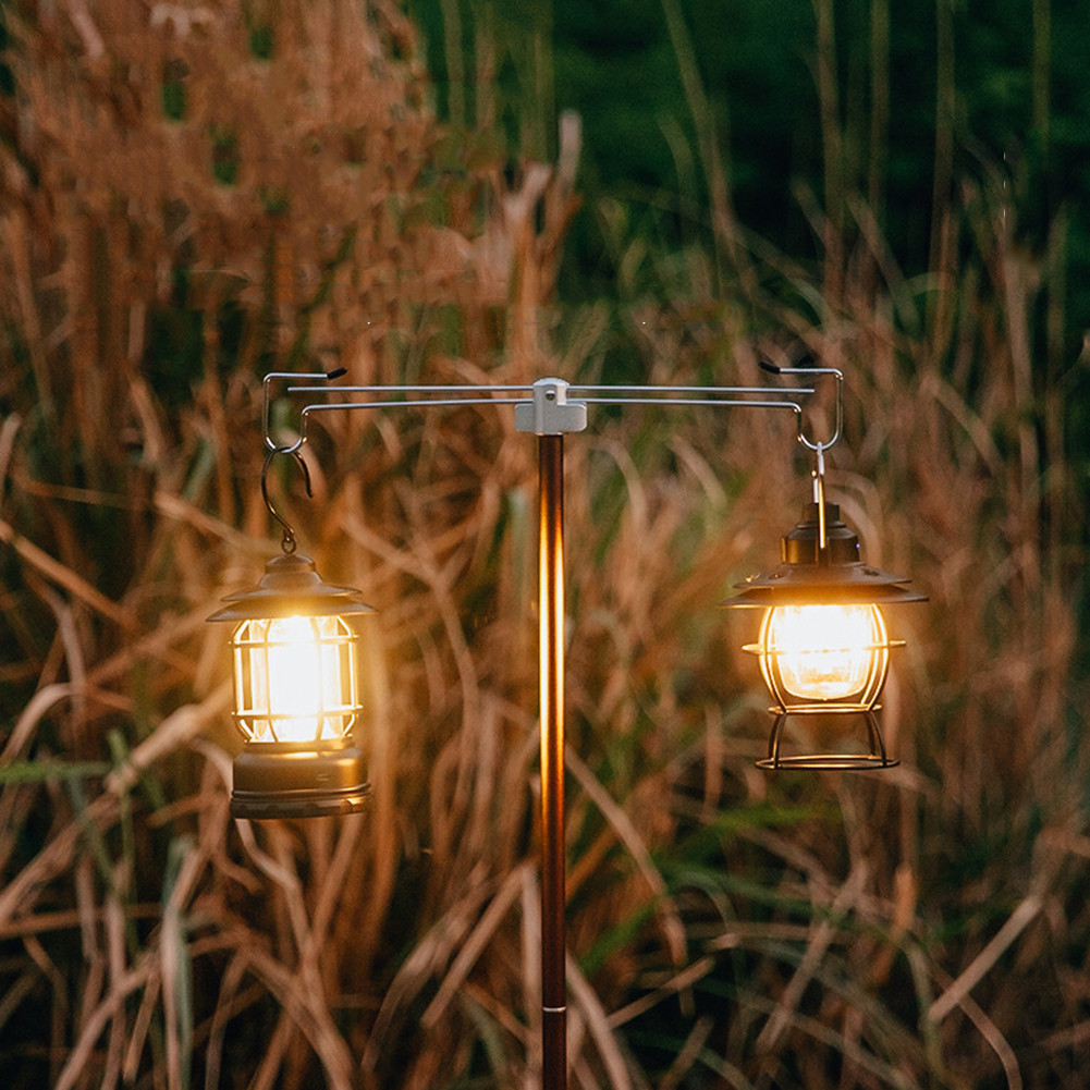 Outdoor Folding Light Stand Aluminum Alloy Camping Bracket Thick Light ...