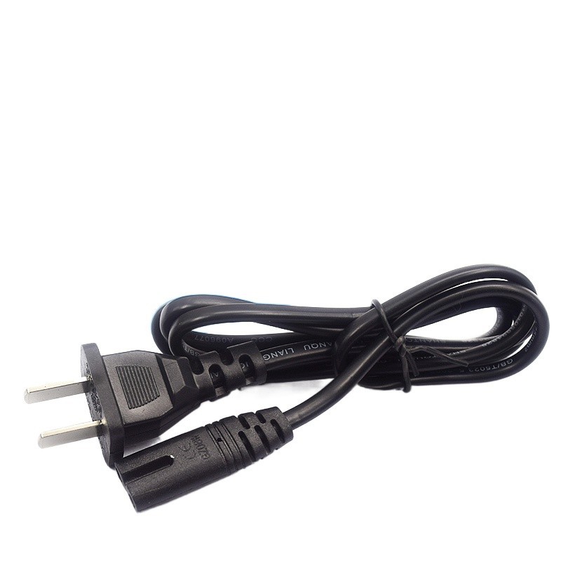 8-character power cord 2-core with bent plug table lamp charging tcl ...