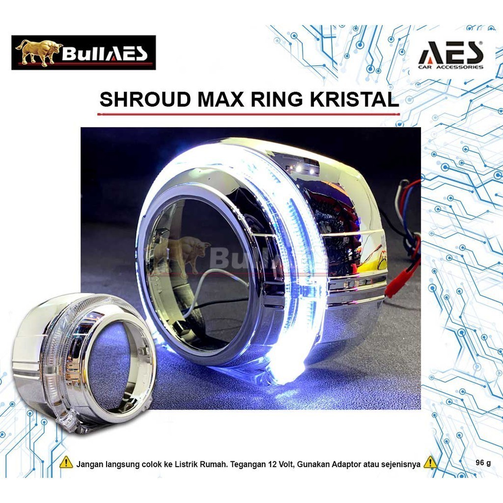3 Inch Crystal Shroud MAX RING for AES Brand 3 Inch Projectors | Shopee ...