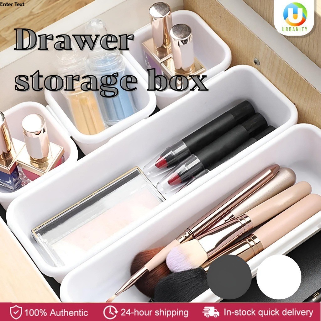 Drawer Organizer Box Trays Dividers Shallow Drawer Organizer Makeup ...