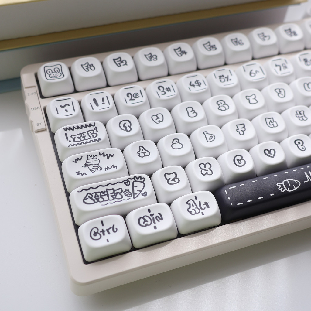 【Local Delivery】BOW Luobotu Keyboard Keycaps MOA Height Mechanical ...