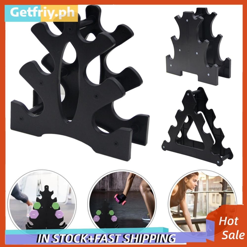 Dumbbell Rack 3 Tier Dumbbell Holder Small Dumbbell Rack Stand Only for ...