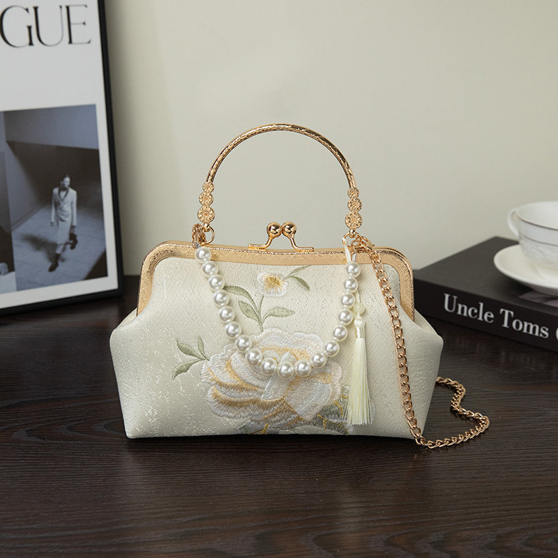 Embroidered Plain Elegant Hanfu Bag Chinese Style Antique Portable ...