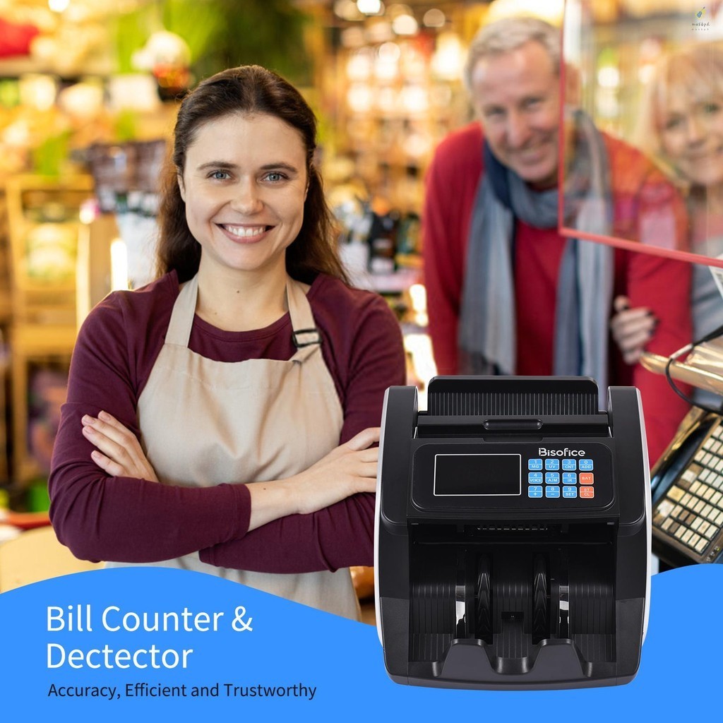 [musbph] Bisofice Money Counter Machine Counterfeit Bill Detector ...