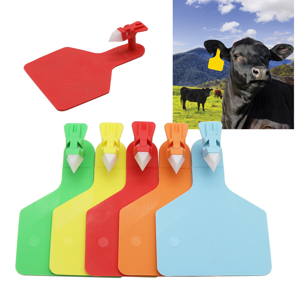 5/10 Pcs Cattle Integrated Ear Tag 62*82mm TPU Blank Number Goat Ear ...