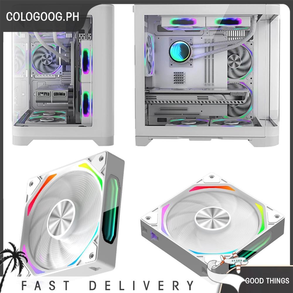 Magic Block Fan 120mm Case Fan ARGB Mirror Cycle Light Effect PWM PC ...