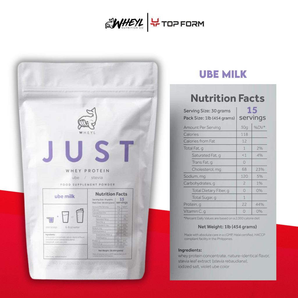 JUST Whey Protein, with Stickers Scoopers Shaker, by Wheyl Nutrition ...