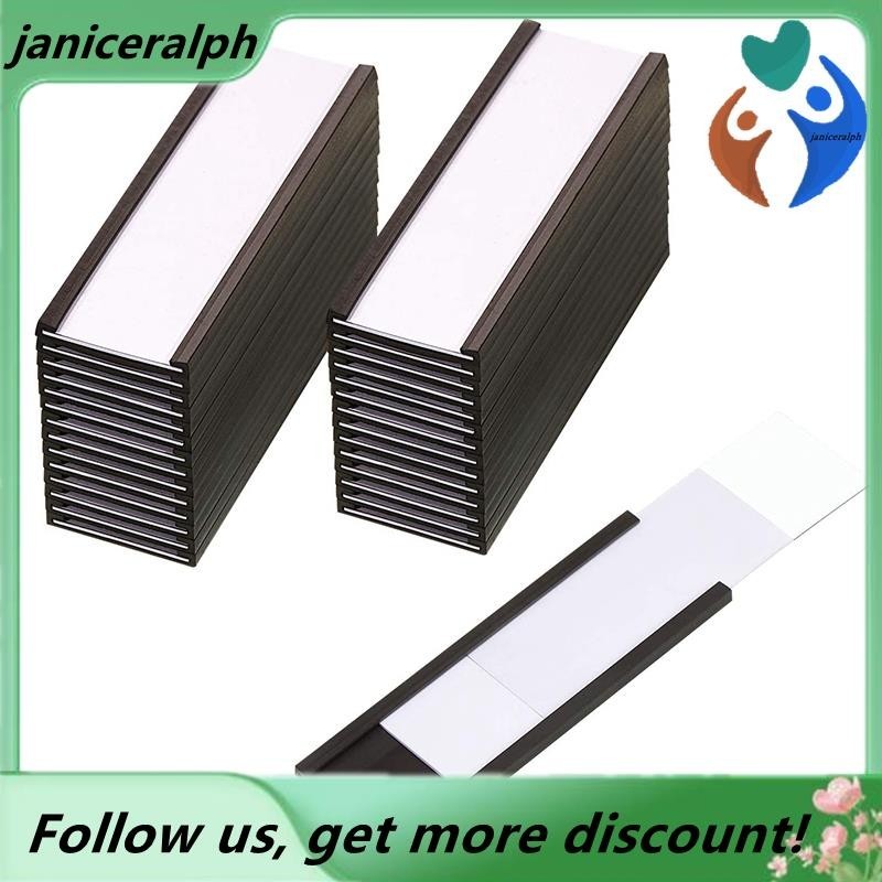 [janiceralph] 30Pcs Magnetic Label Holders with Magnetic Data Card ...