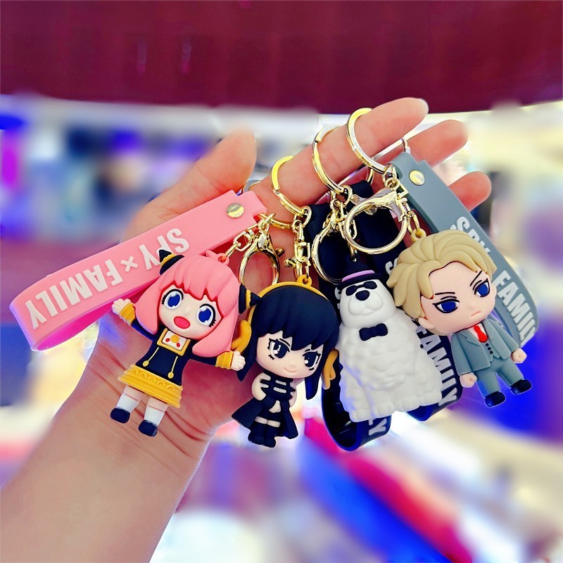 Cartoon SPY x FAMILY Keychain Cute Anya Year Forger Keychain Anime Fan ...