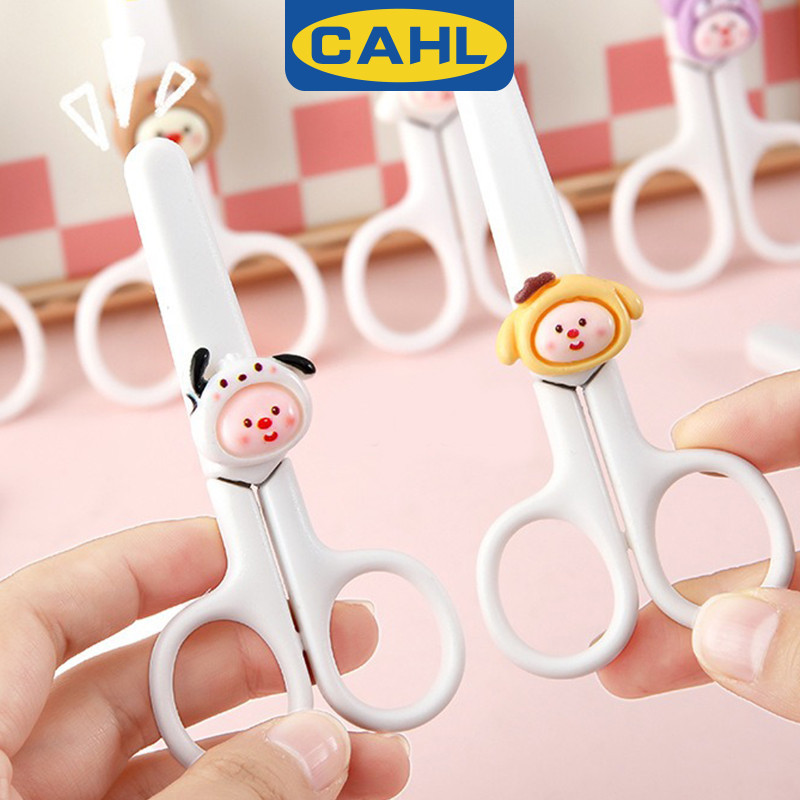 White Kids Scissors Small Safety Scissors Blunt Tip Toddler Scissors ...
