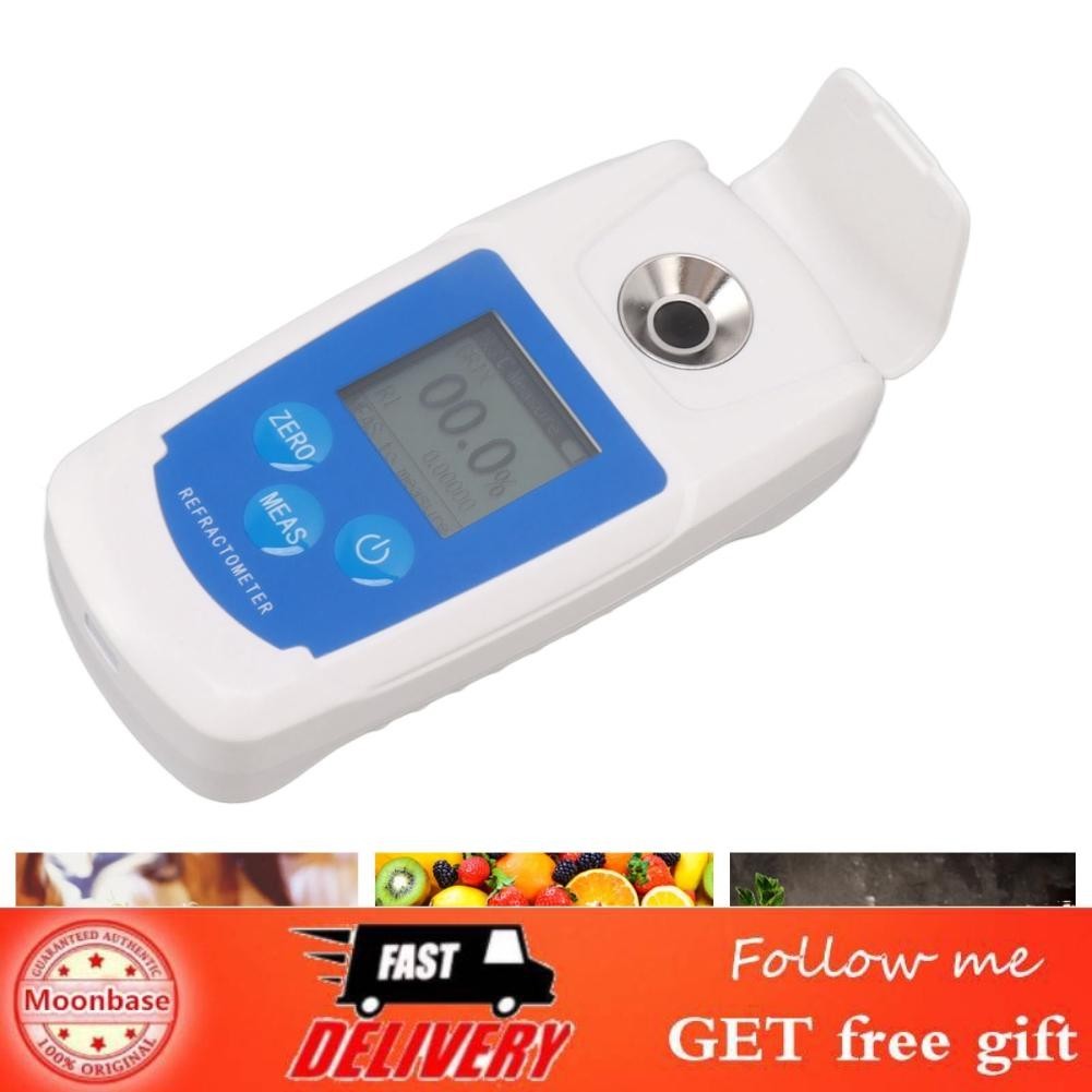 Moonbase 0‑55% Digital Brix Refractometer High Accuracy Tester Meter ...